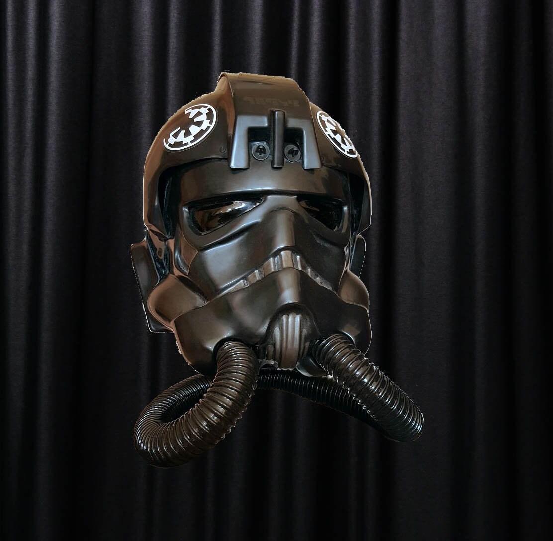 Imperial Tie Pilot Helmet Cosplay Star Wars Helmet Kit - Etsy