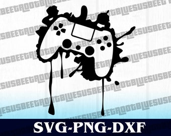 Ps5 Controller Splatter Svg - Etsy