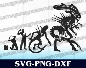 Alien Vs Predator Png - Etsy