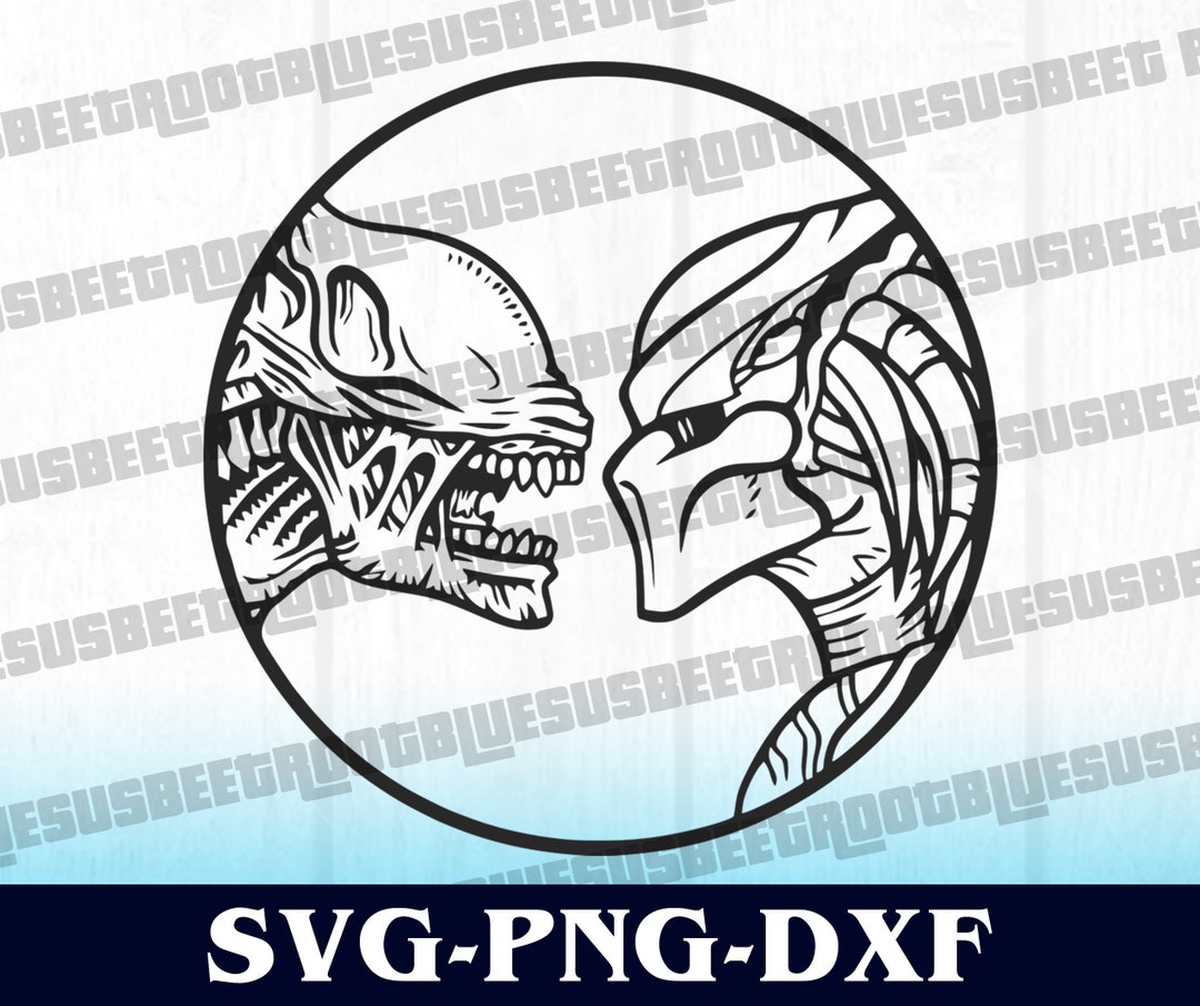 Xenomorph Cut Files Predator Cut Files Cricut Silhouette - Etsy