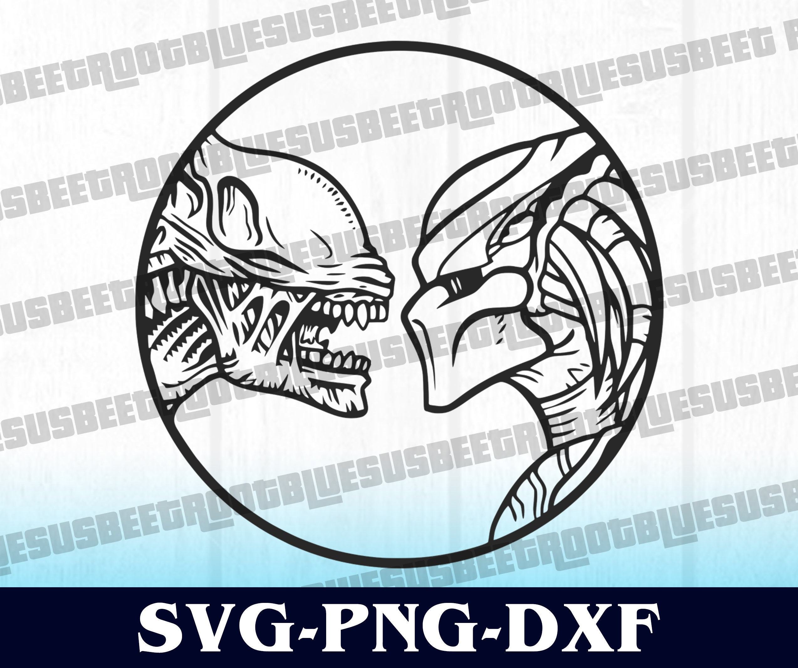 Xenomorph Cut Files Predator Cut Files Cricut Silhouette - Etsy UK