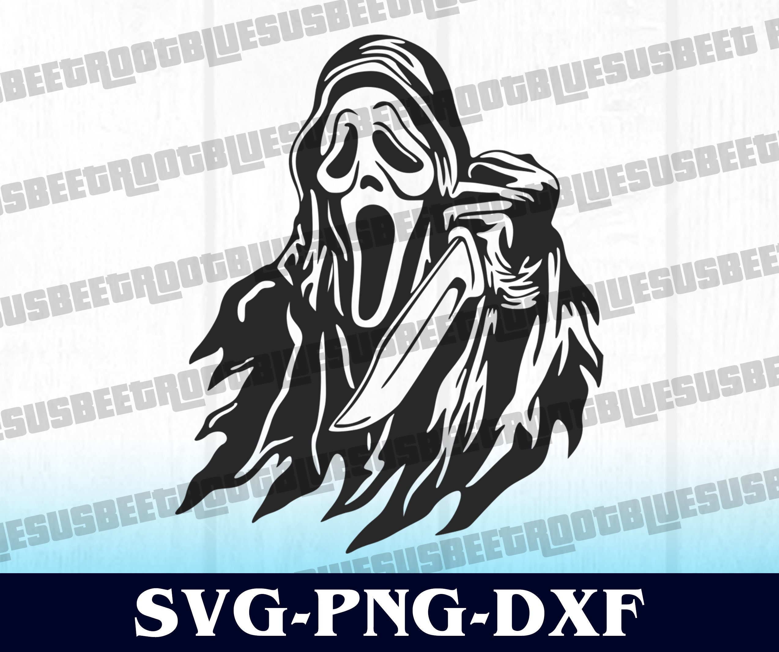 Ghostface Scream Stickers - Etsy