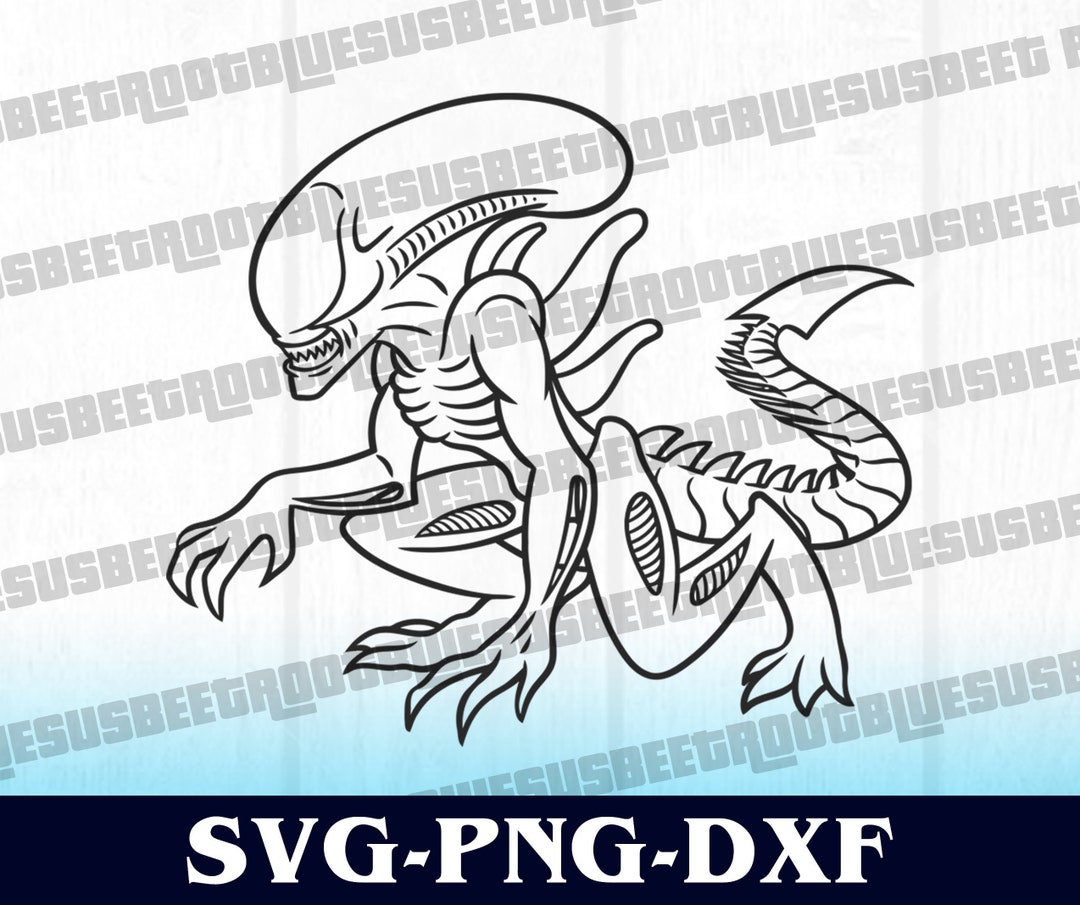 Alien Svg Xenomorph SVG Predator SVG Aliens Svg Aliens Vs - Etsy