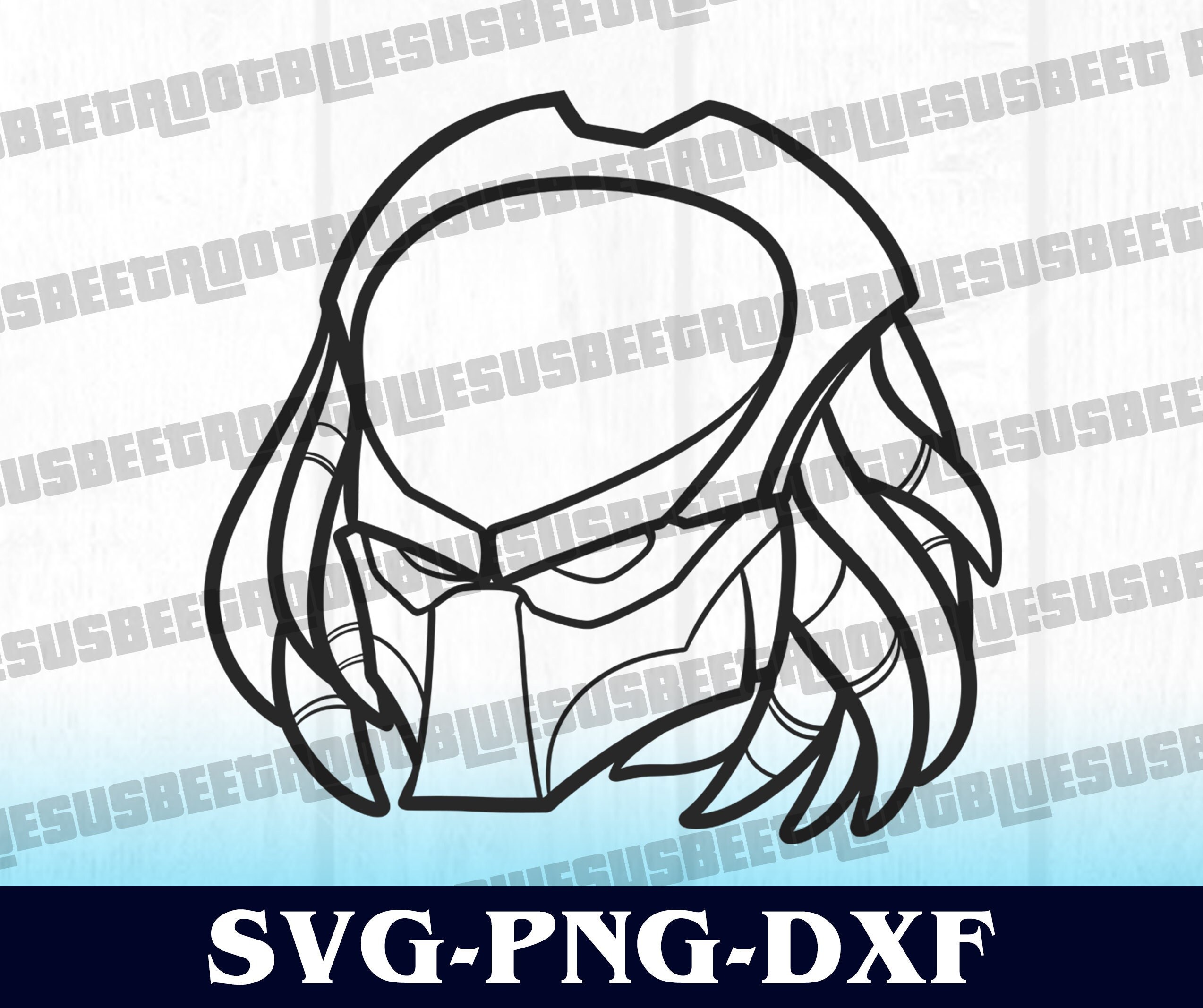 Predator Mask Coloring Pages