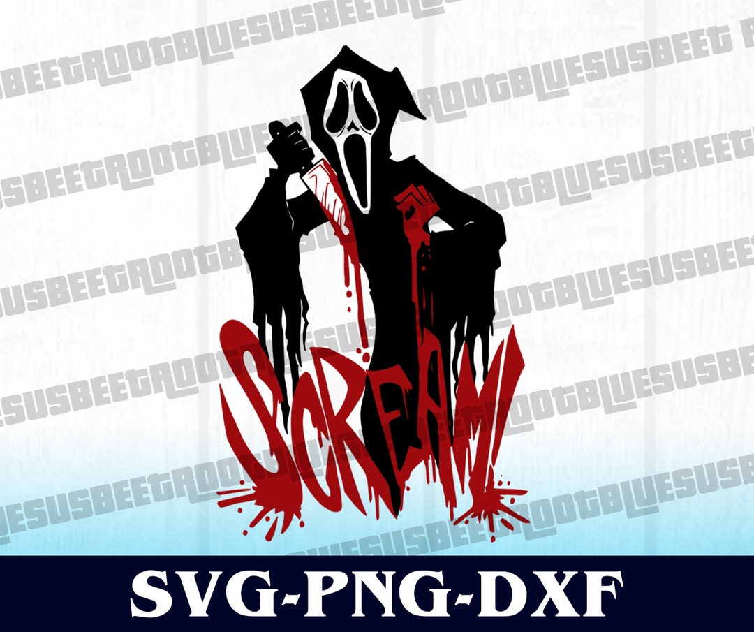 Ghostface Cut Files Layered Cricut Silhouette Cameo - Etsy