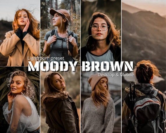 10 Moody Brown Lightroom Preset for Mobile and Desktop - Etsy