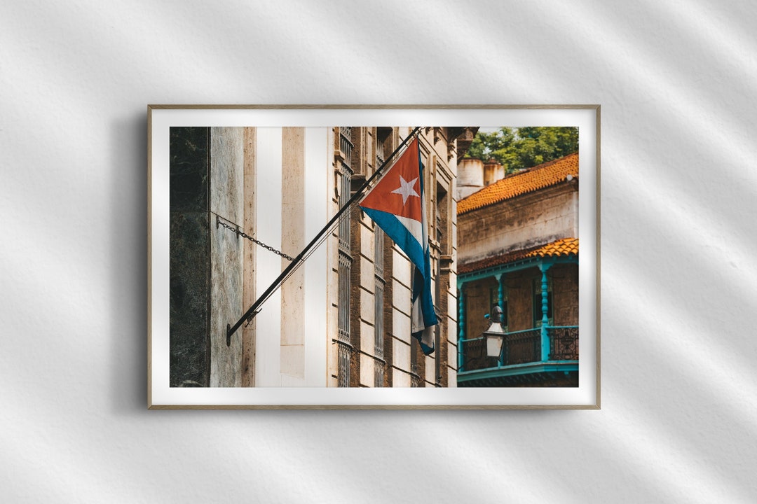 Cuban Flag, Havana, Cuba, Flag Photography, Street, Culture, Authentic ...
