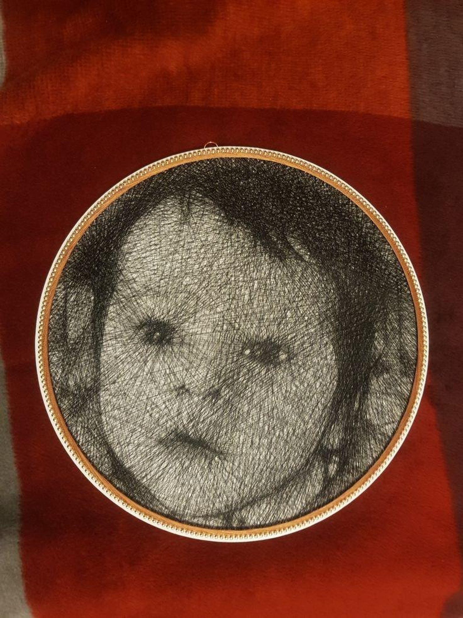 Custom String Art Portrait Gift – Handmade With Single Thread for Home ...