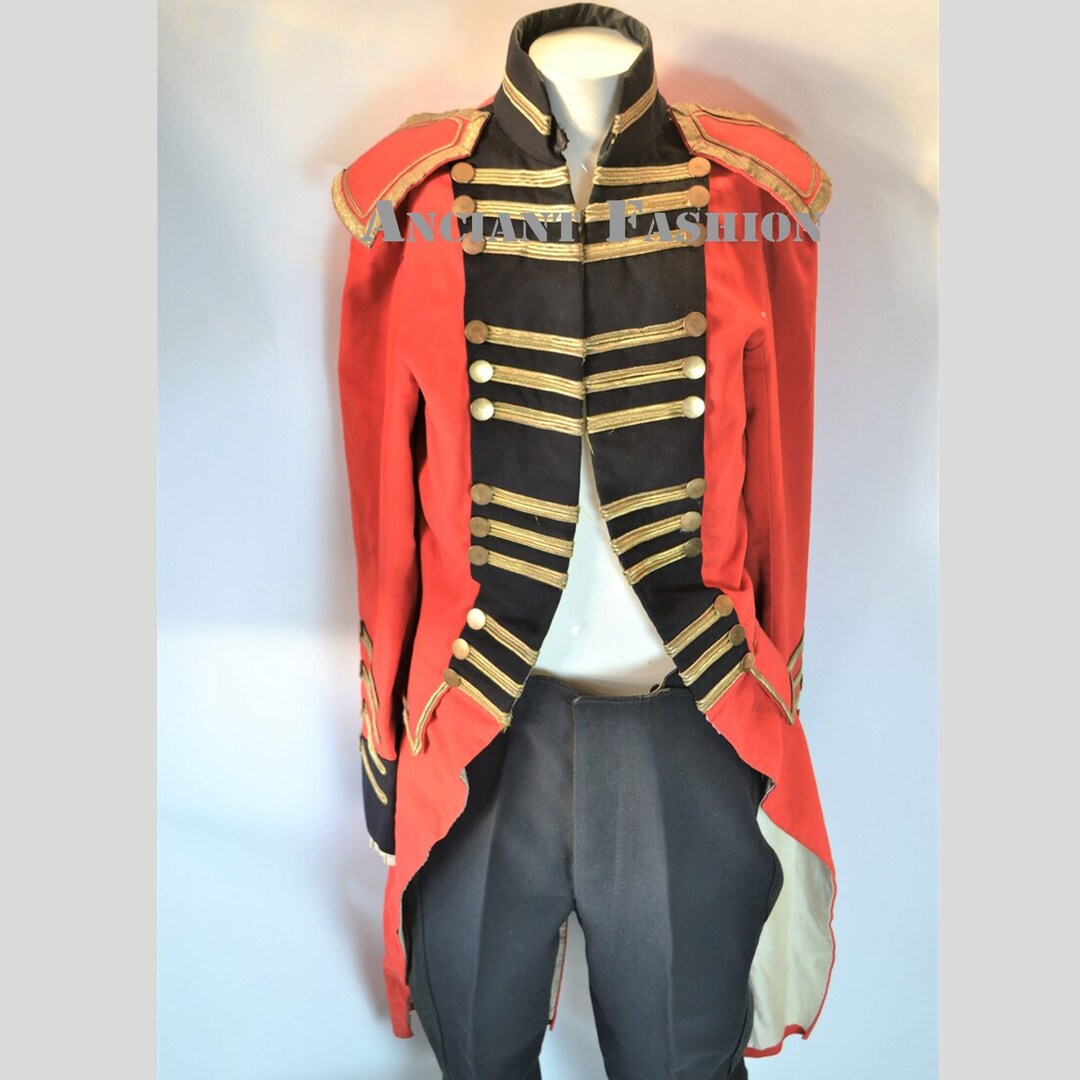 New Late 19th Century Footman Men's Tailcoat in the Hussar - Etsy
