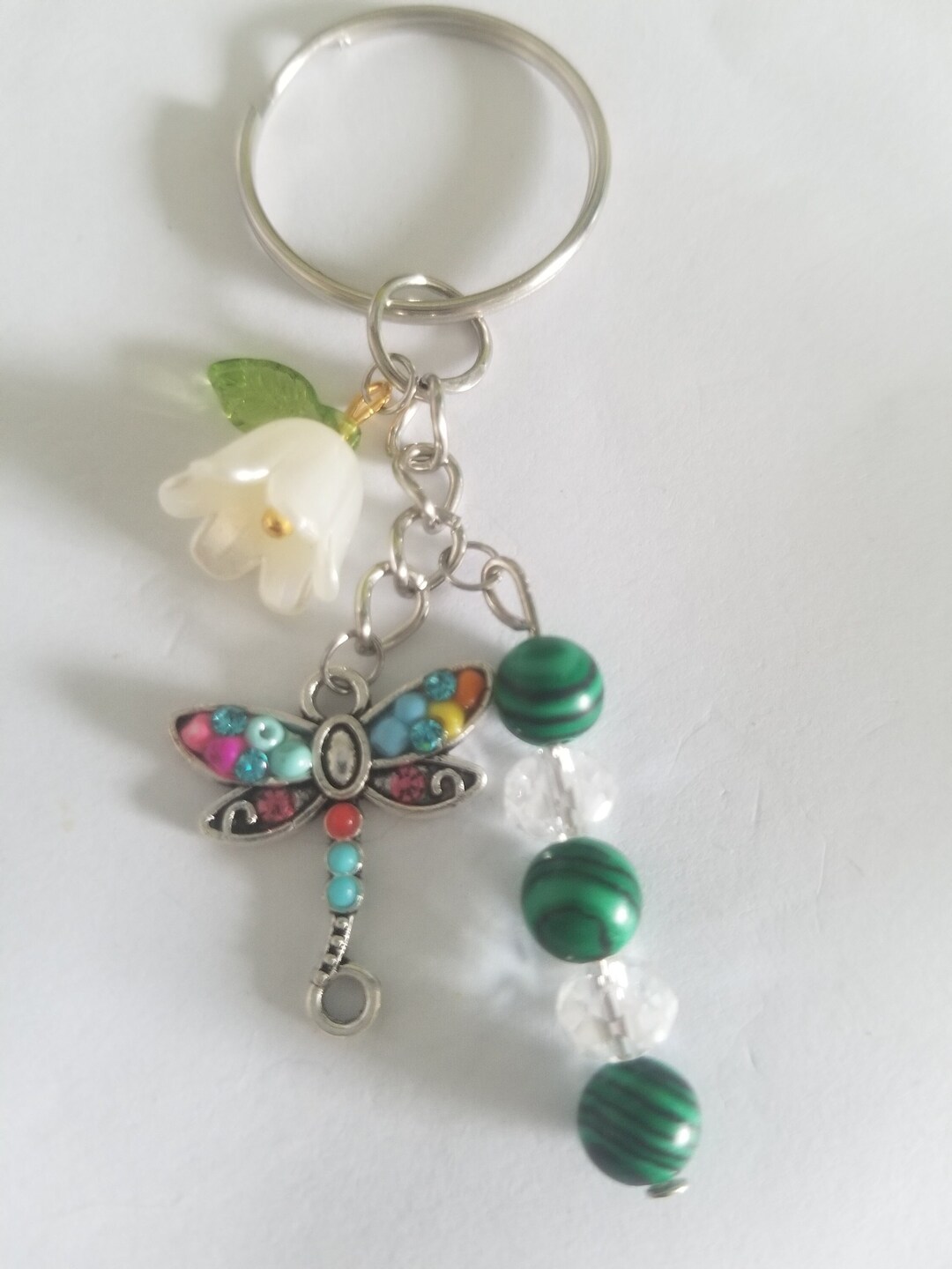 Dragonfly Key Chain - Etsy