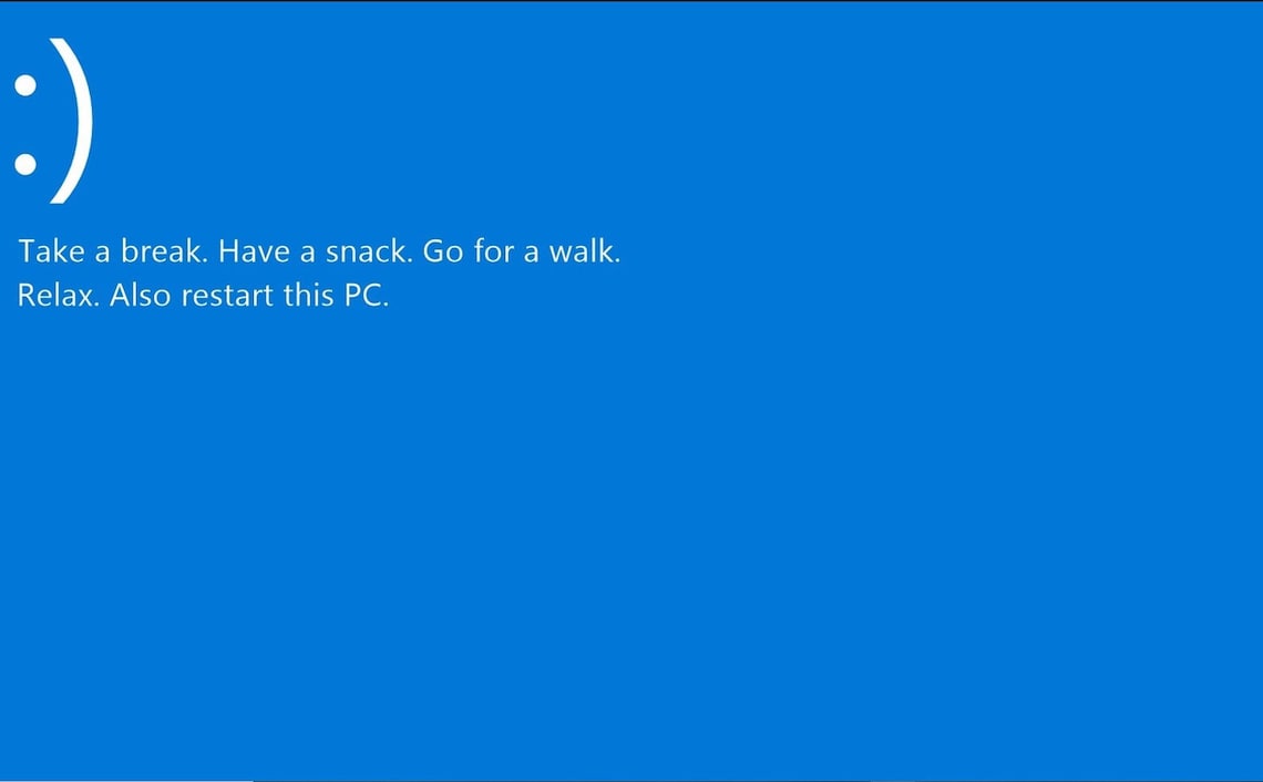 Funny Blue Screen of Death - Etsy