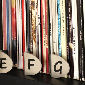 Organizing System for Music Archives - CD Vinyl Records Book Dividers ...