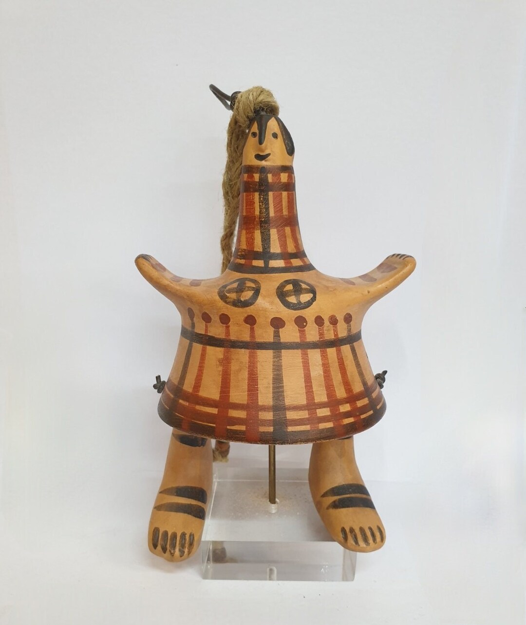 Plagon. Inspired by a Children's Ancient Toy. Bell-shaped Doll plagon ...