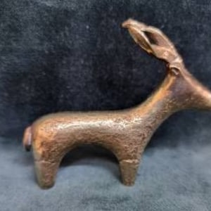 Santorini Golden Ibex Sculpture Handcrafted Bronze Greek Gold Goat ...