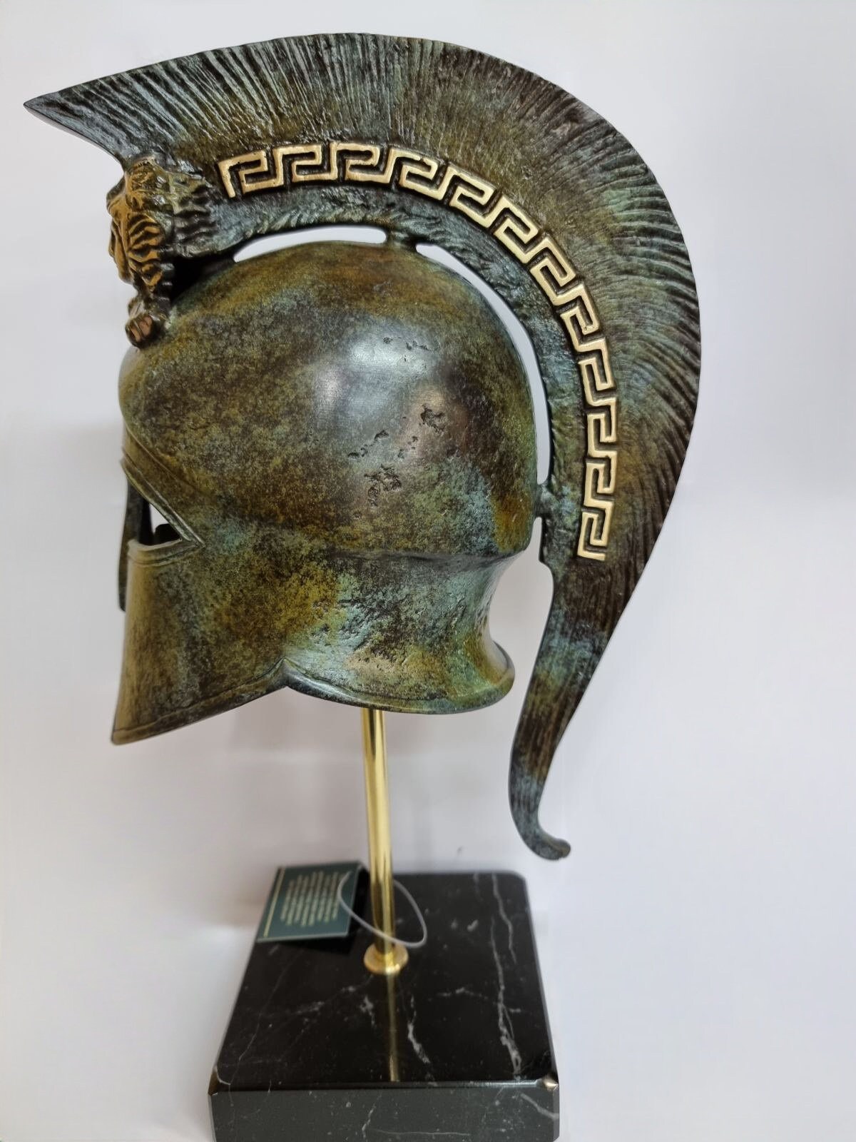Greek Mythology Bronze Helmet - Herakles Collectible - Antique Replica ...