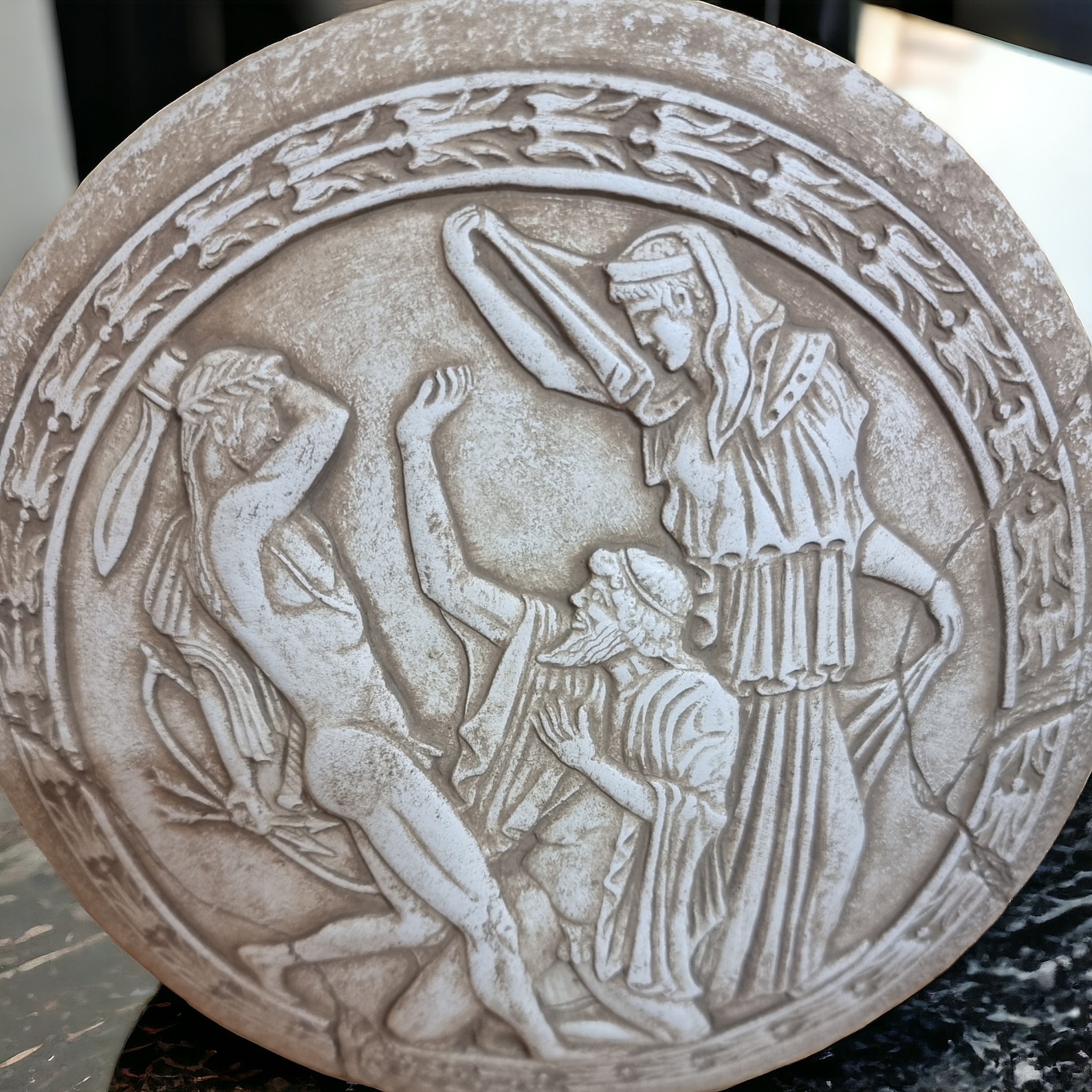 Handcrafted Greek Mythology Bas-relief Wall Art Authentic Ancient Art ...