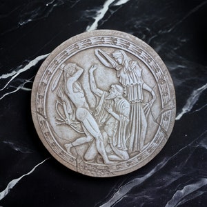 Handcrafted Greek Mythology Bas-relief Wall Art - Authentic Ancient Art ...