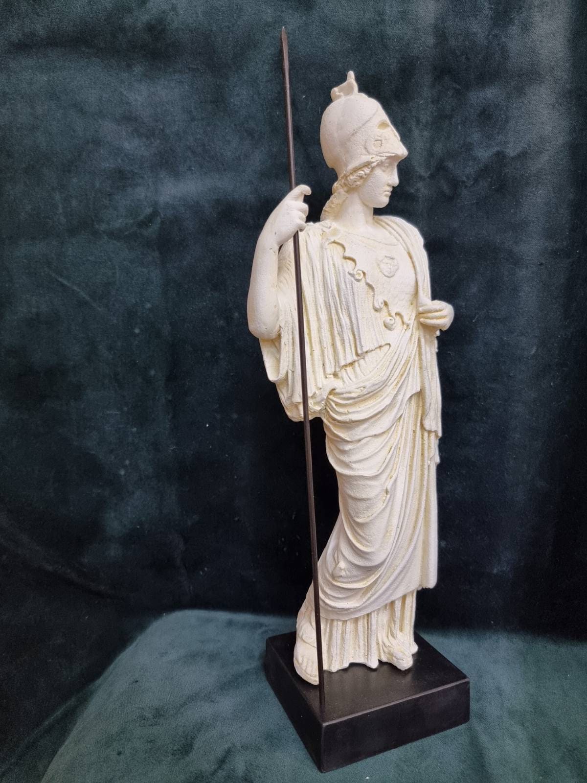 Handcrafted Athena Pallas Goddess Statue - Ancient Greek Mythology Art ...