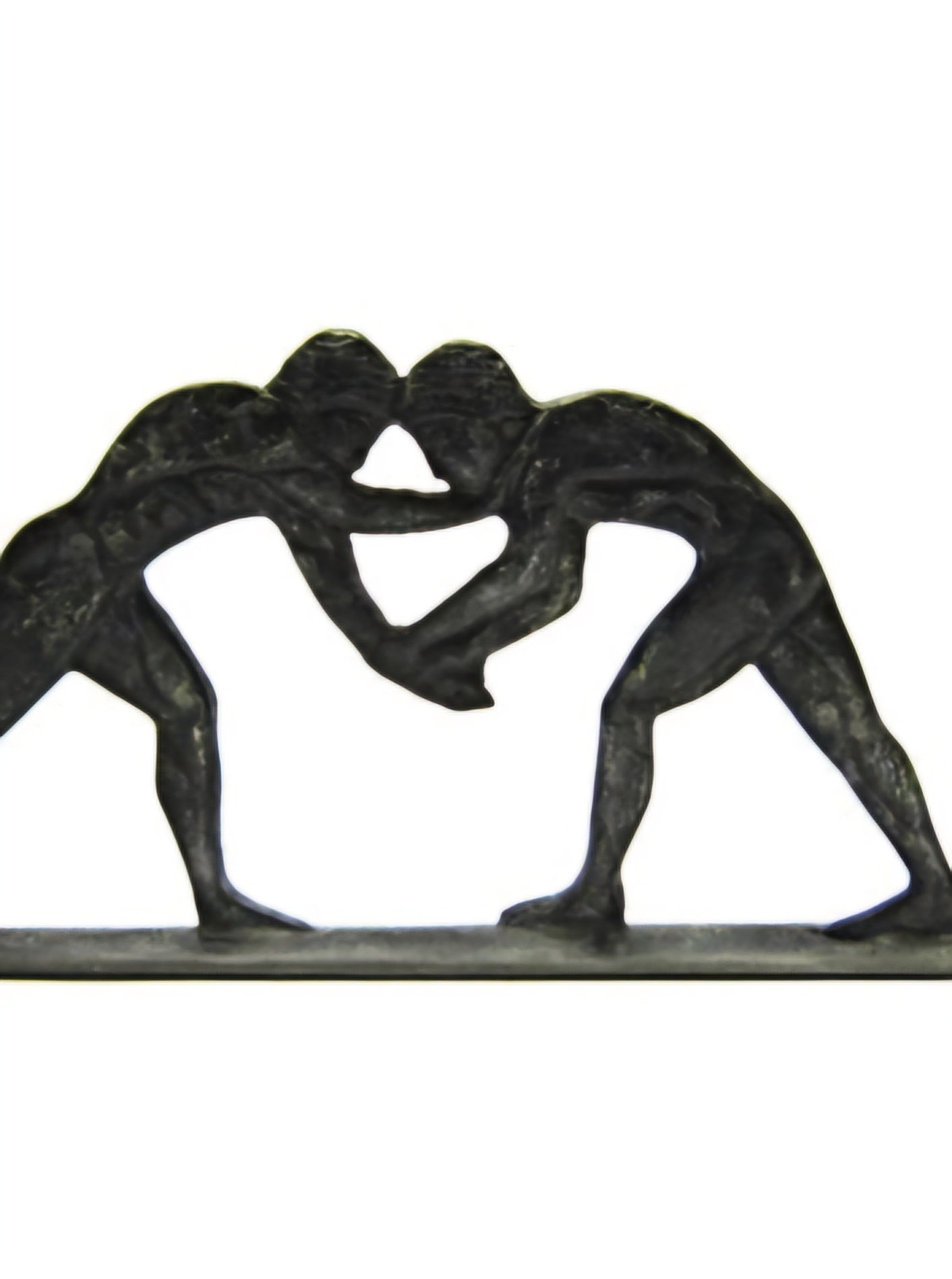 Ancient Greek Wrestling Athletes Bronze Statue, Ancient Greece Olympic ...