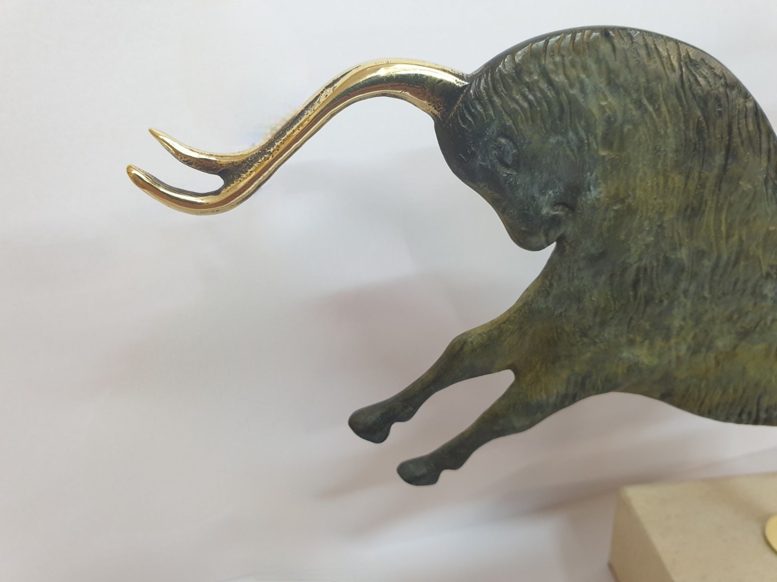 Bronze Sculpture Bull-leaping - Palace of Knossos Fresco - Minoan ...