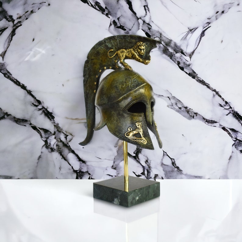 Authentic Spartan Corinthian Helmet - Classic Greek Military Artifact ...