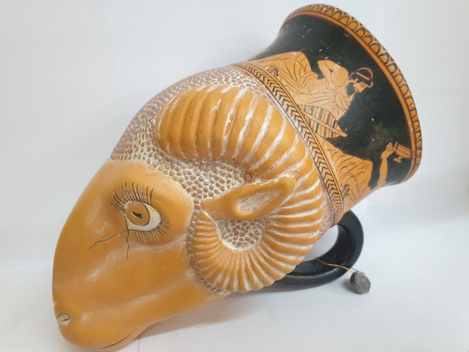 Syriskos Painter Design Rhyton: Replica of Greek Attic Red - Etsy