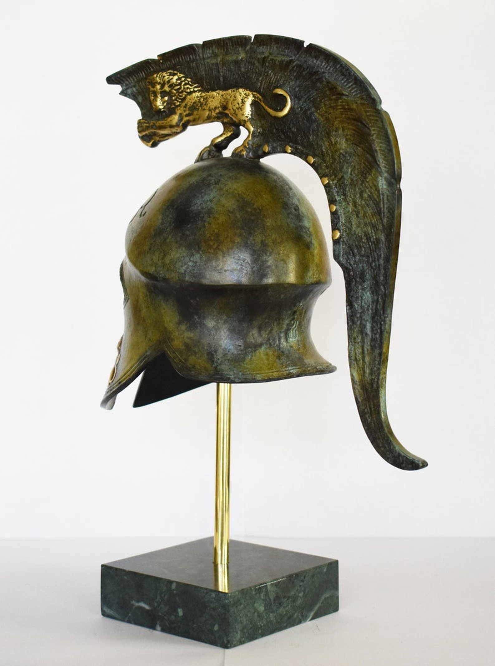 Authentic Spartan Corinthian Helmet - Classic Greek Military Artifact ...