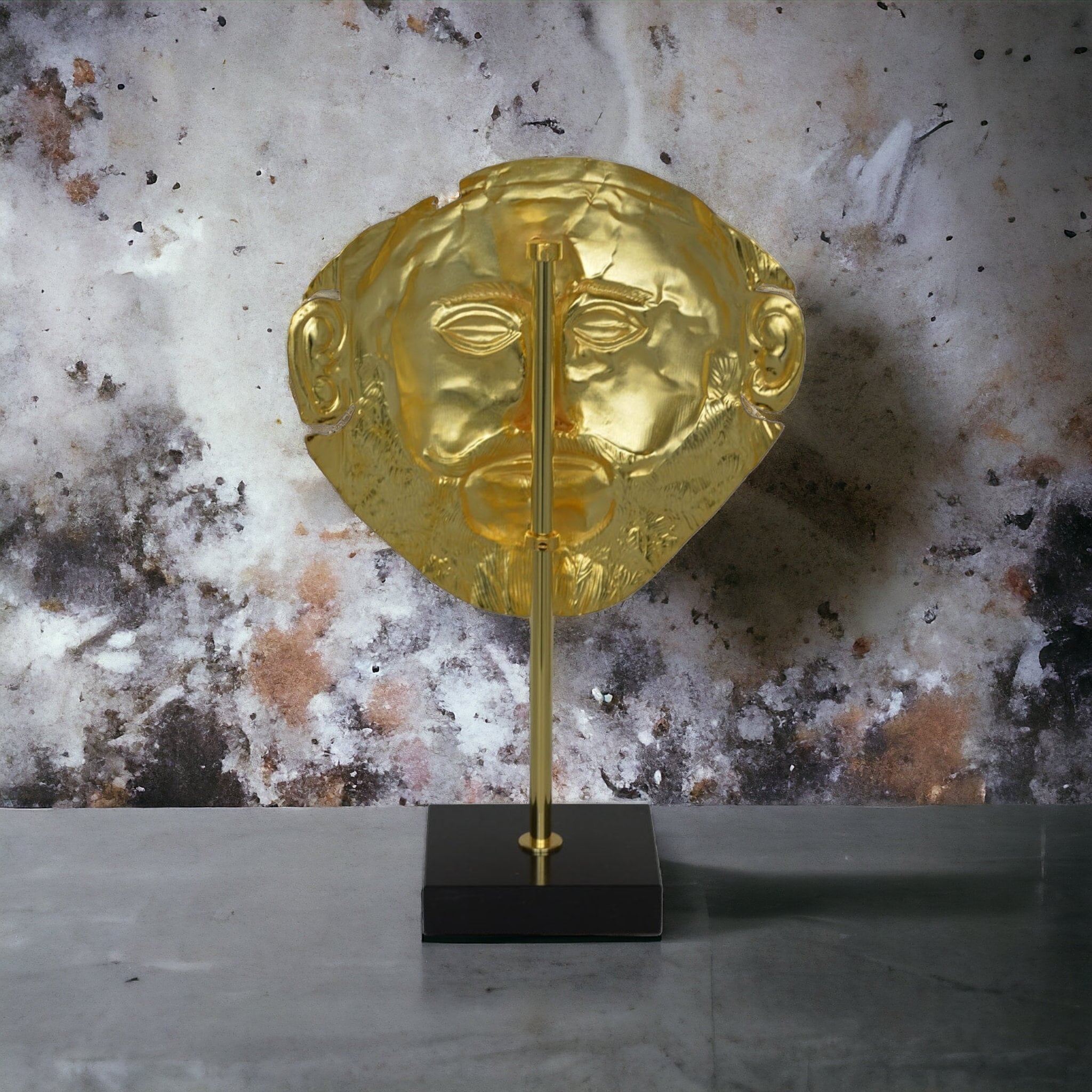 Handcrafted King Agamemnon Mask - Authentic Gold-plated Historical ...