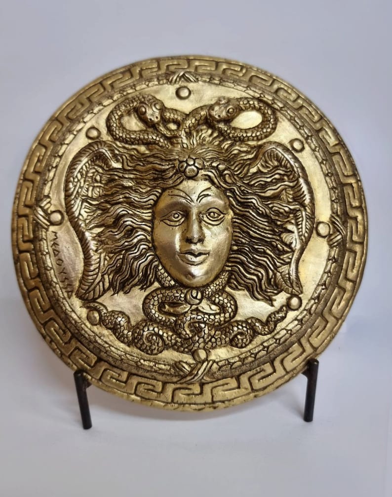 Ancient Greek Medusa Shield Authentic Museum Replica - Handcrafted ...