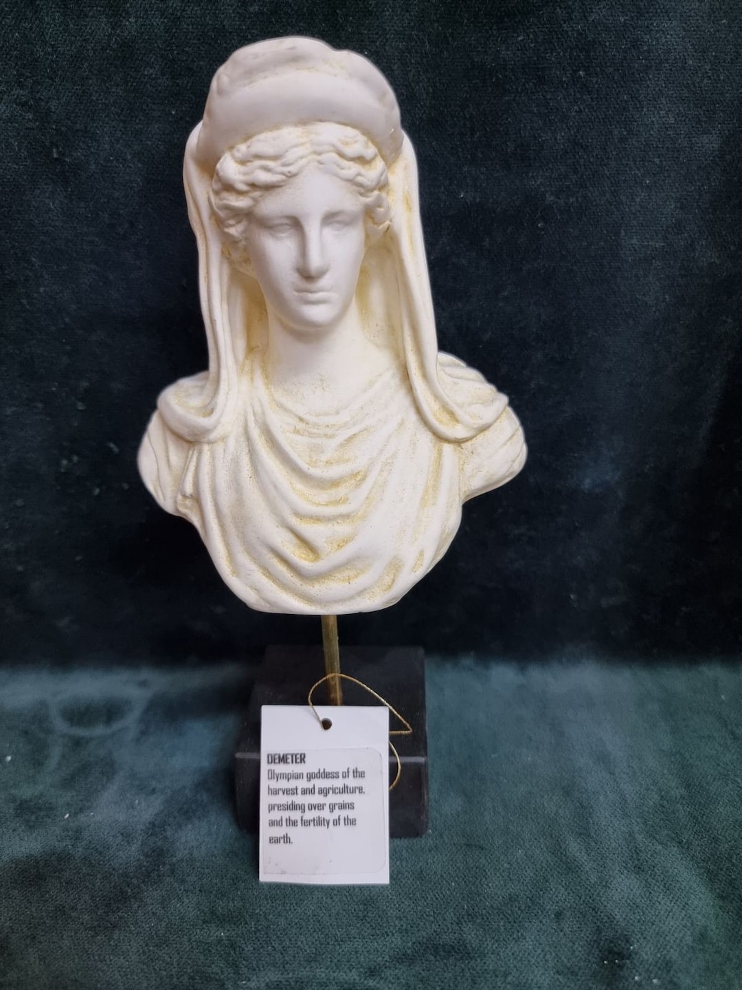 Goddess Demeter Ceres Cast of Stone , Replica Copy From National Roman ...