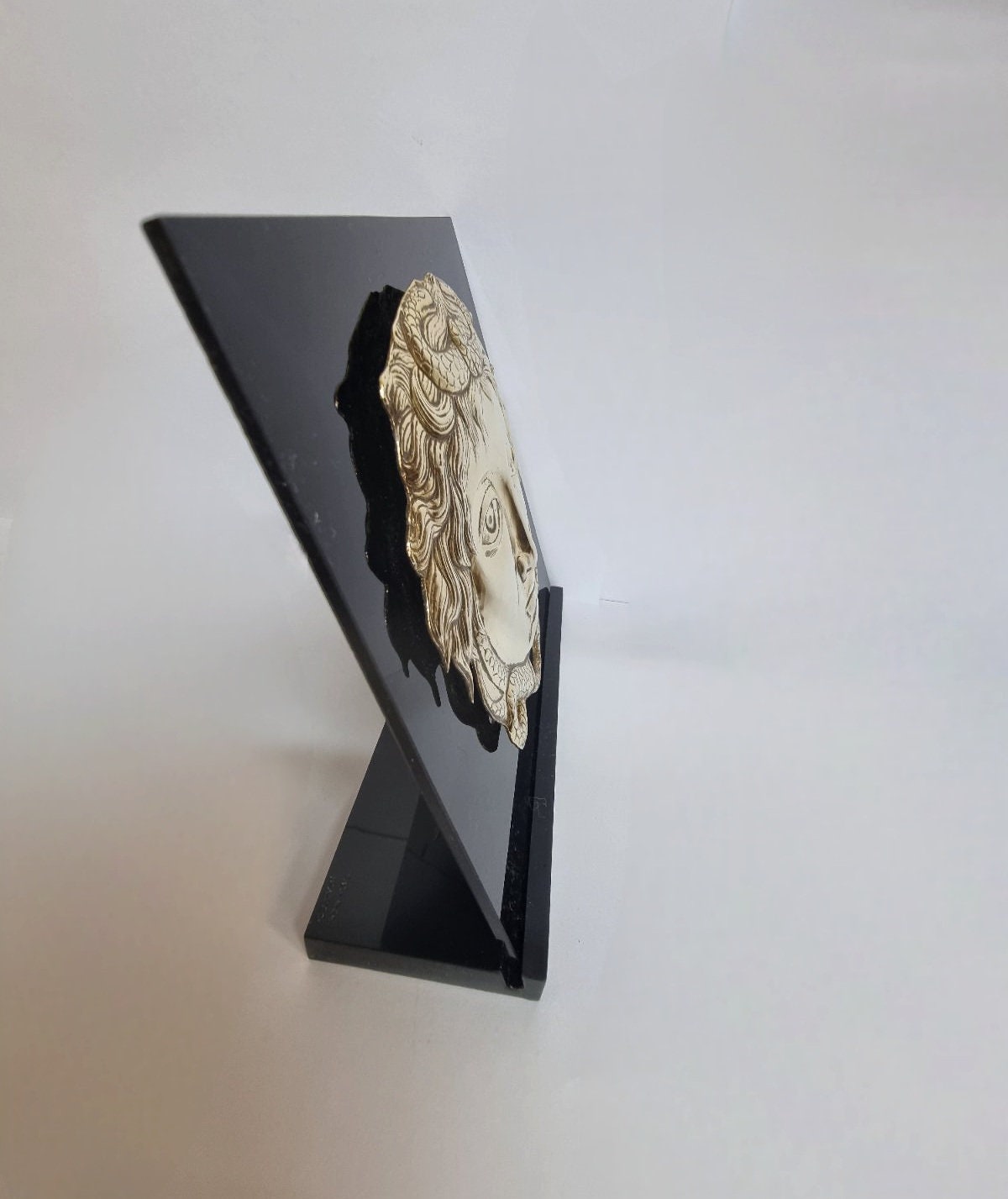 Bronze Gorgon Face Replica - Gorgoneion Greek Art - Protective Symbol ...