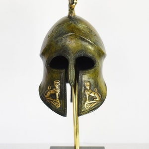 Authentic Spartan Corinthian Helmet - Classic Greek Military Artifact ...
