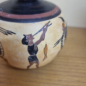 Handcrafted Greek Black-figure Vase - Ancient Greek Pottery Replica ...