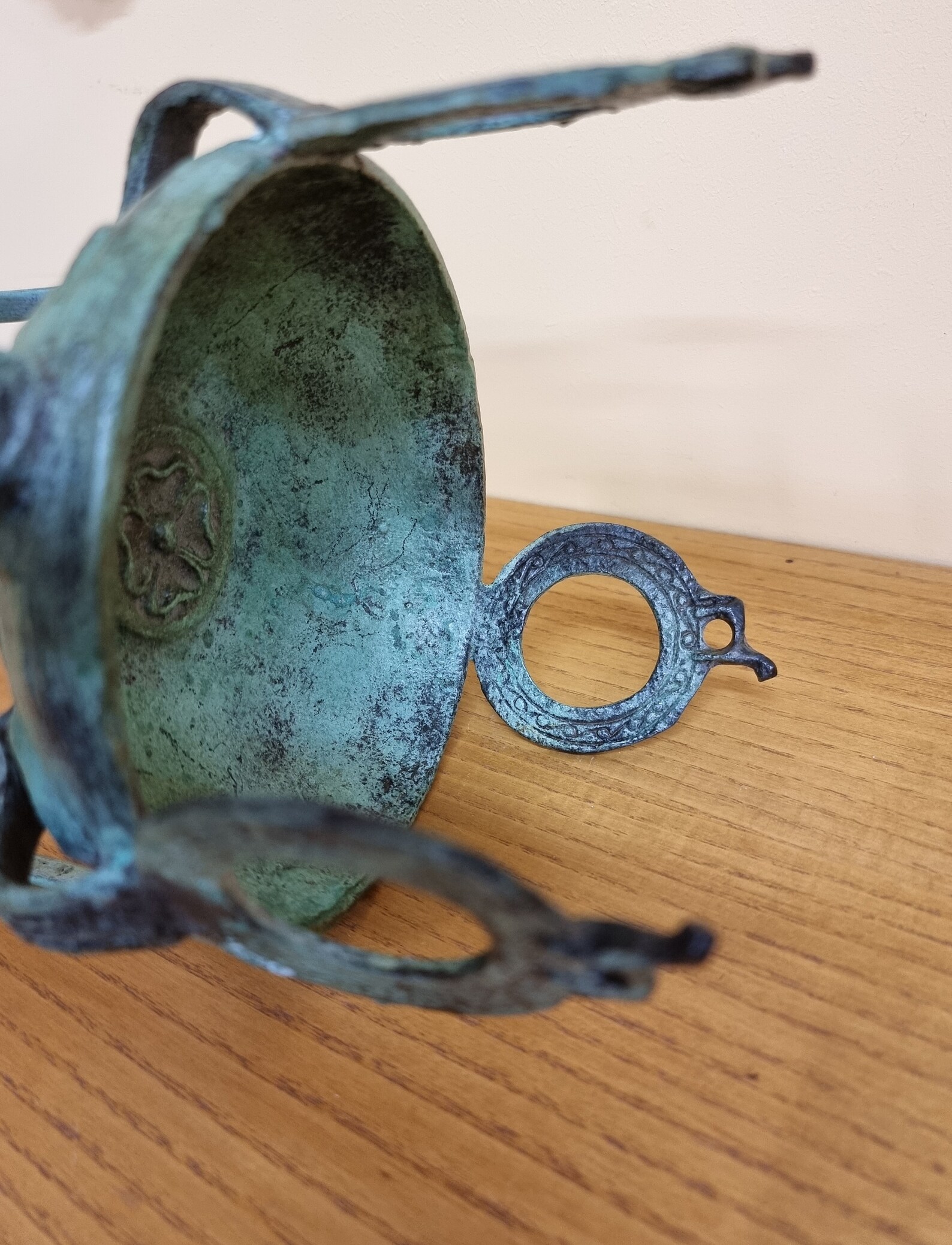 Tripod, Ancient Greek Sacrificial Tripod Bronze Sculpture Handmade ...