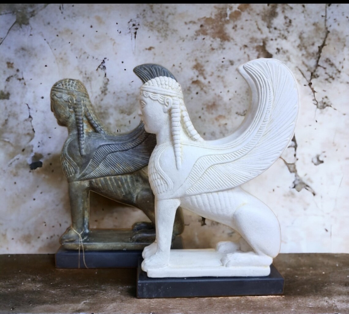 Ancient Greek Mythical Creature Sphinx Statue, Greek Mythology Monsters ...