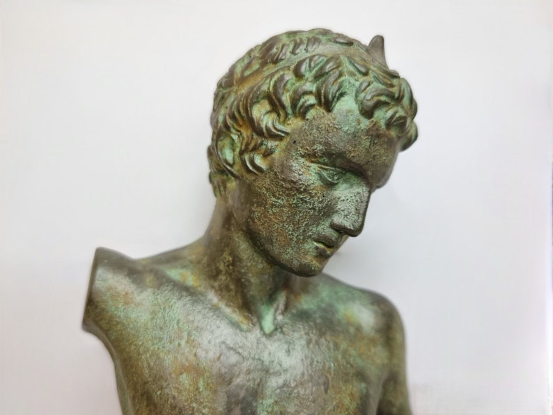 Praxiteles' Body of Ephebe Sculpture - 330 BC - Lost in Thought - Youth ...