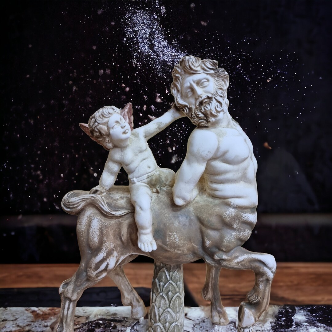 Handcrafted Romantic Centaur Statue - Mythical Love Symbol - Unique ...
