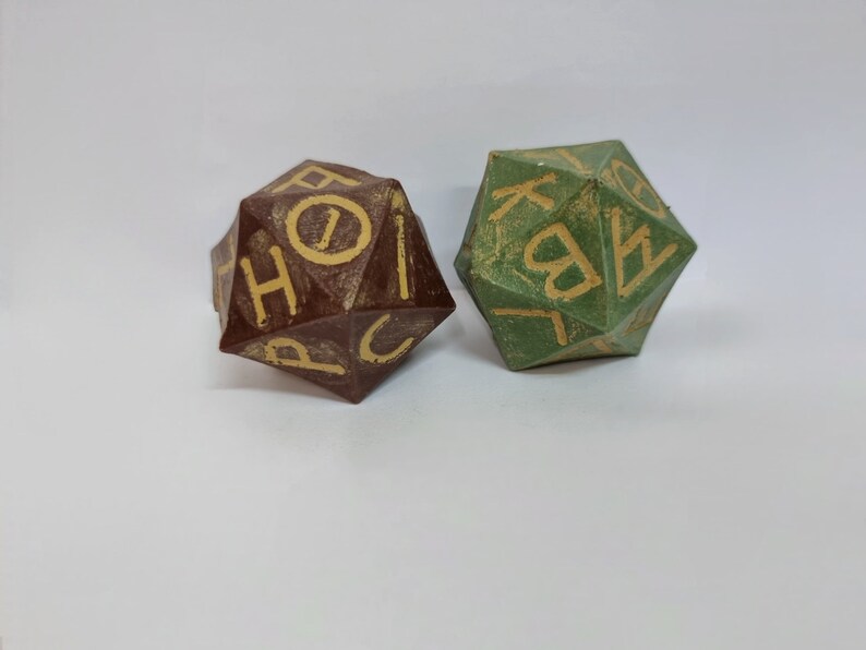 Rare Greek and Roman Polyhedral Dice With Inscribed Letters for ...