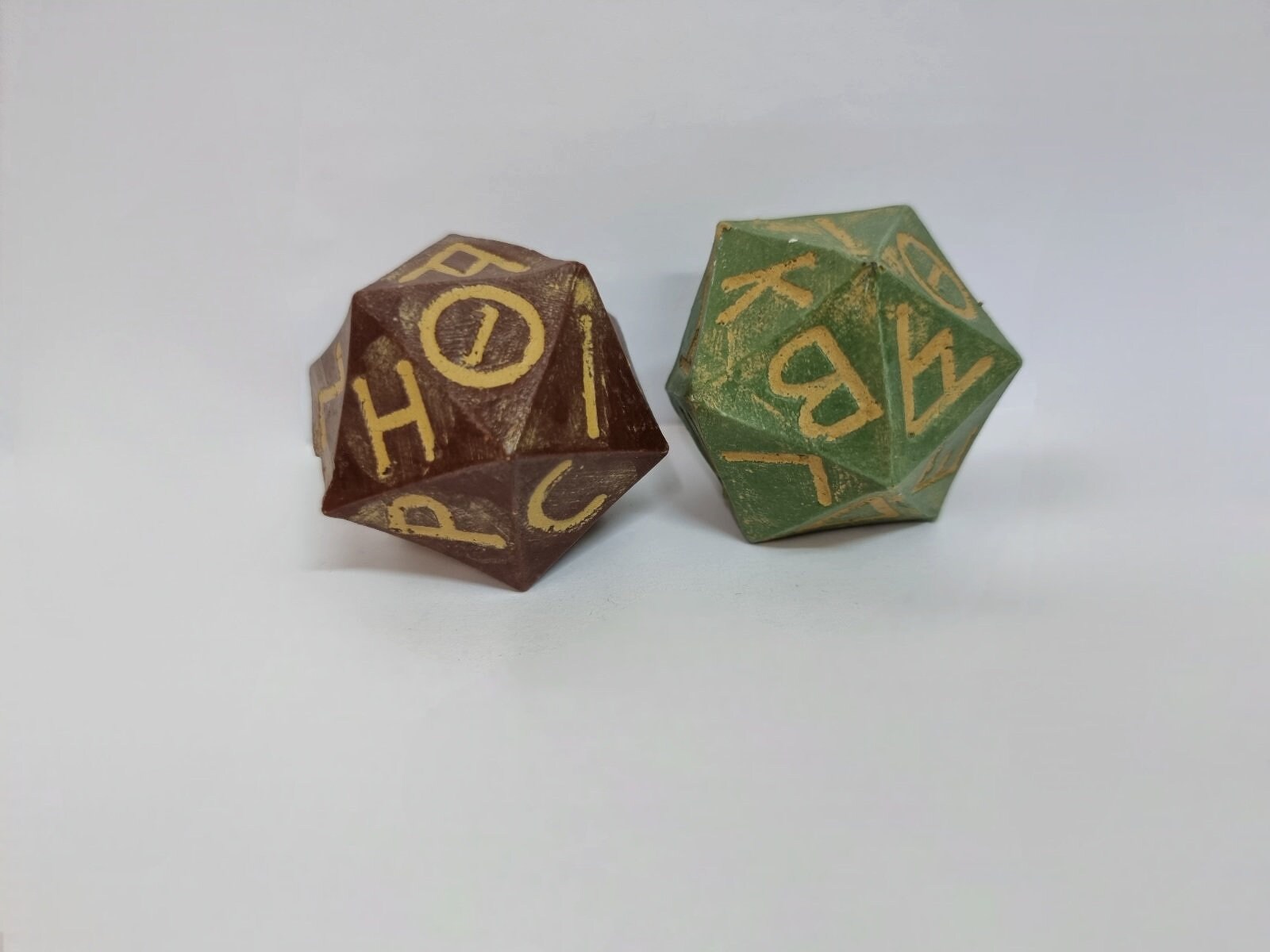 Rare Greek and Roman Polyhedral Dice With Inscribed Letters for ...