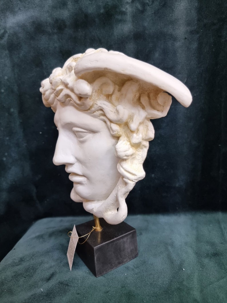 Medusa Stone Casting Mask Museum Quality Art Greek Sculpture - Etsy