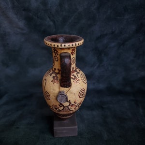 Handcrafted Greek Amphora Vase - Ancient Style Ceramic Pottery ...