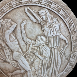 Handcrafted Greek Mythology Bas-relief Wall Art - Authentic Ancient Art ...
