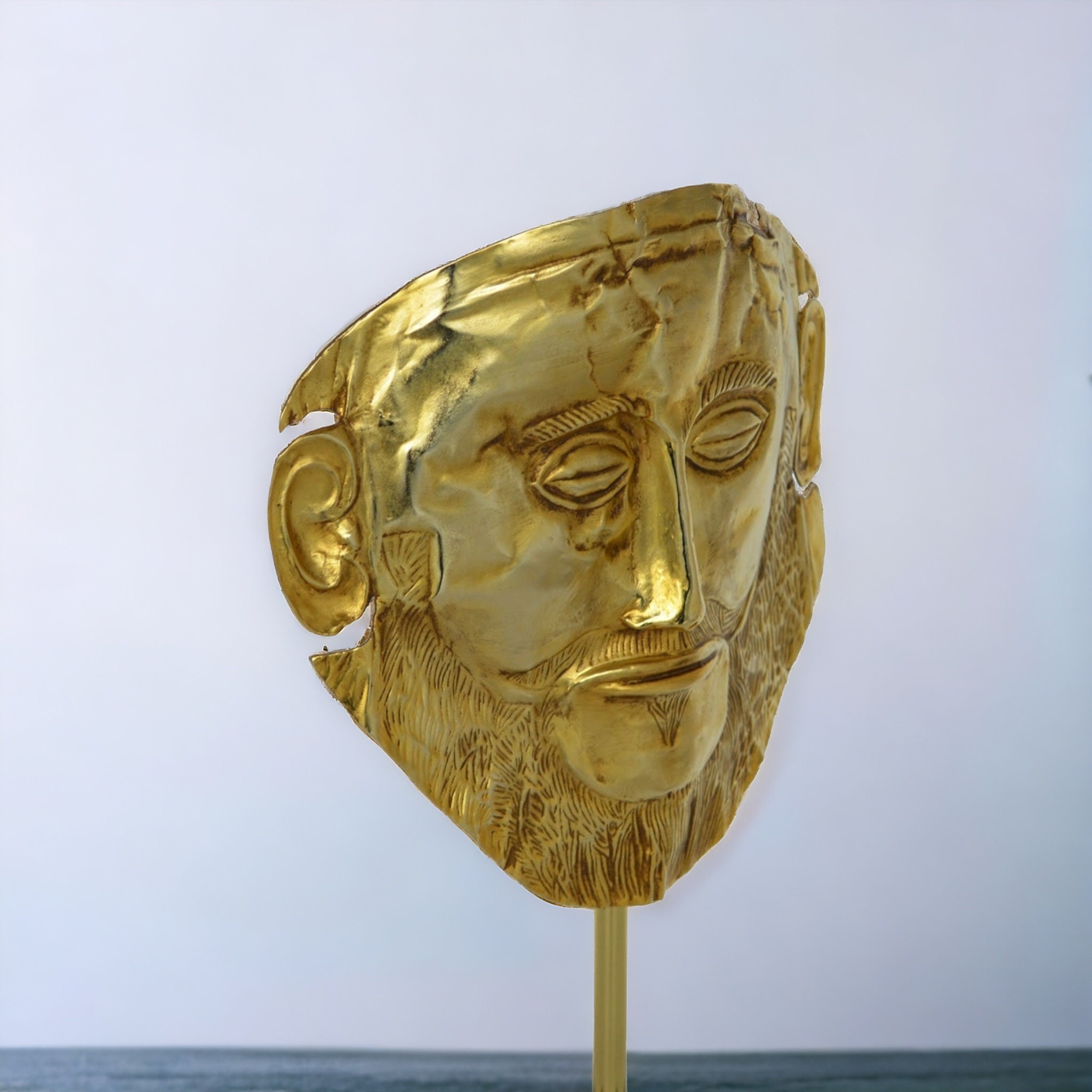 Handcrafted King Agamemnon Mask - Authentic Gold-plated Historical ...