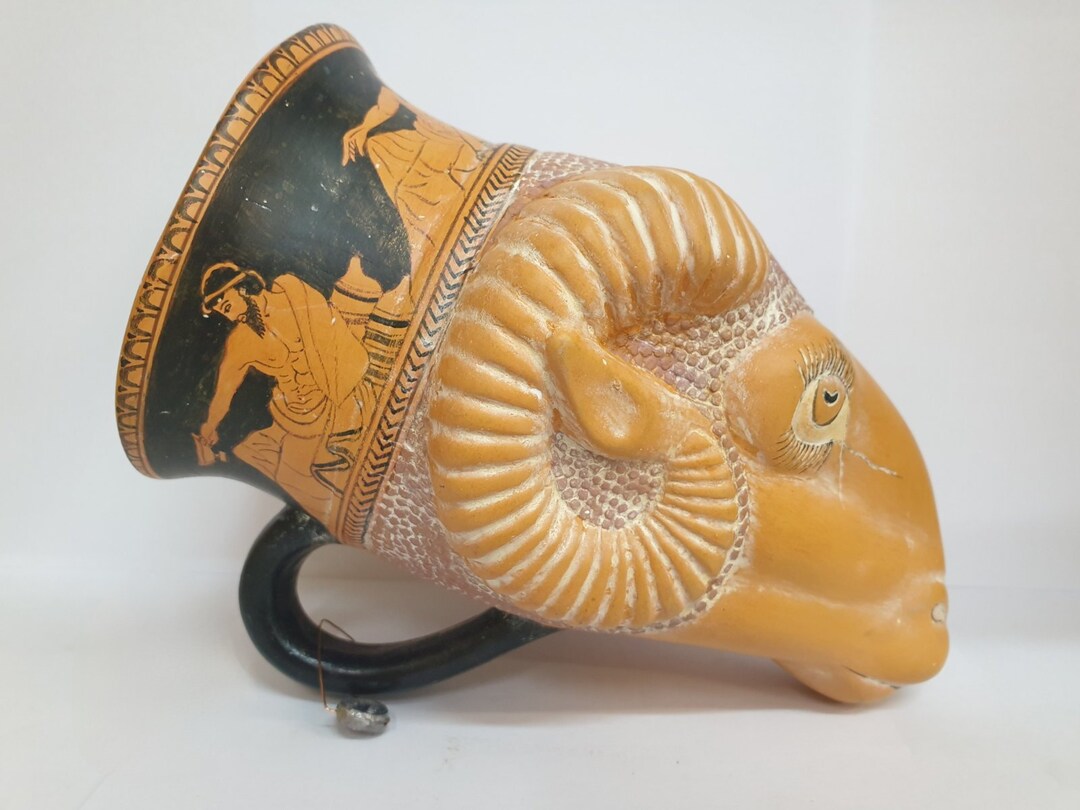 Greek Attic Red-figure Rhyton - Syriskos Painter Design Replica ...