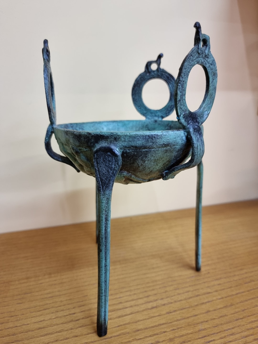 Tripod, Ancient Greek Sacrificial Tripod Bronze Sculpture Handmade ...