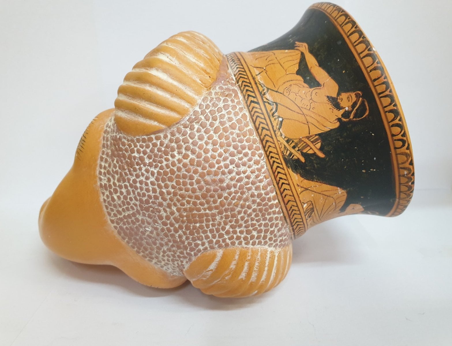 Syriskos Painter Design Rhyton: Replica of Greek Attic Red - Etsy