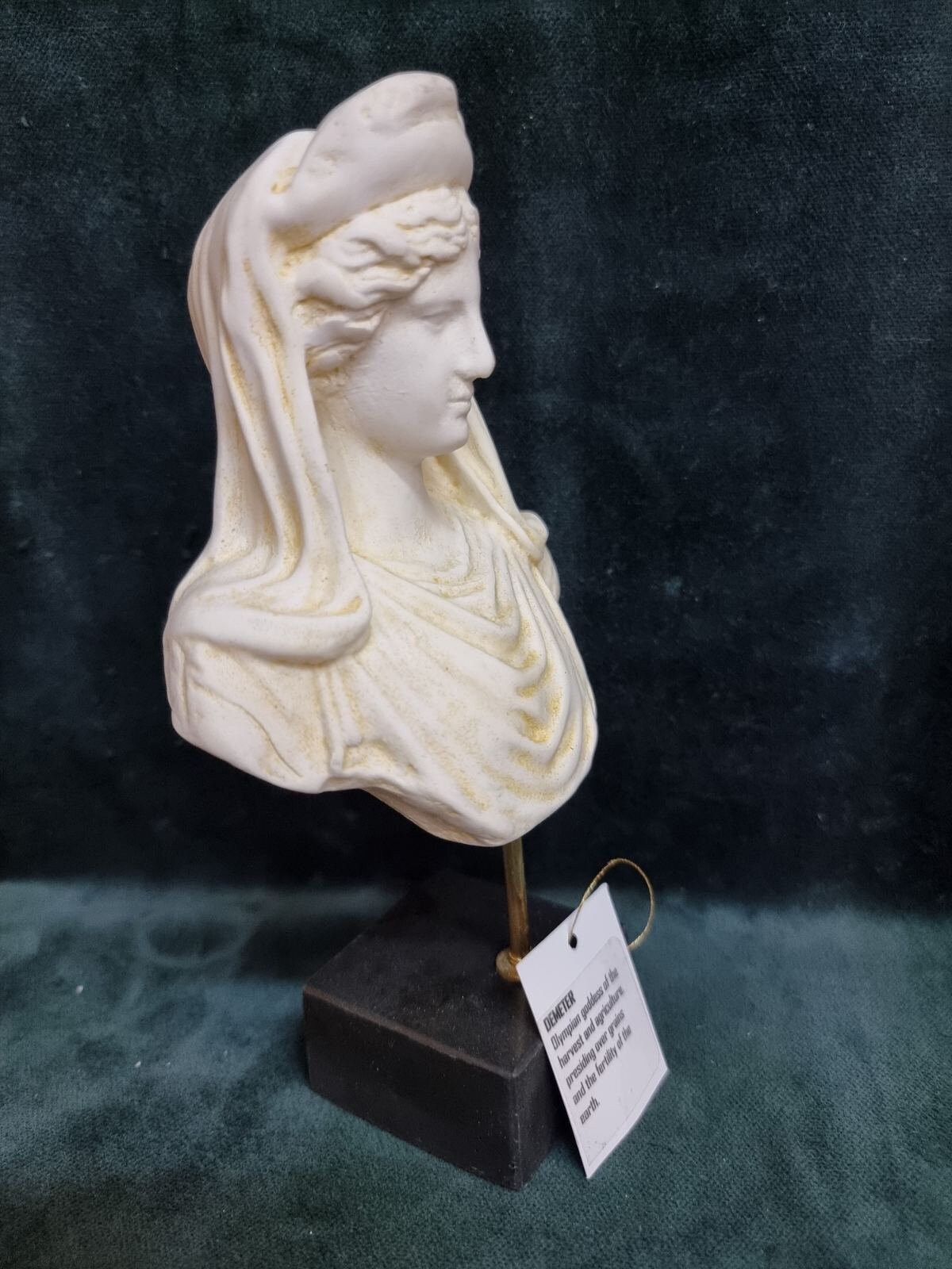 Goddess Demeter Ceres Cast of Stone , Replica Copy From National Roman ...