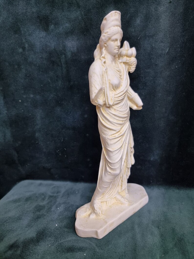 Fortuna Goddess Statue - Tyche Good Luck Charm, Ancient Greek Deity of ...