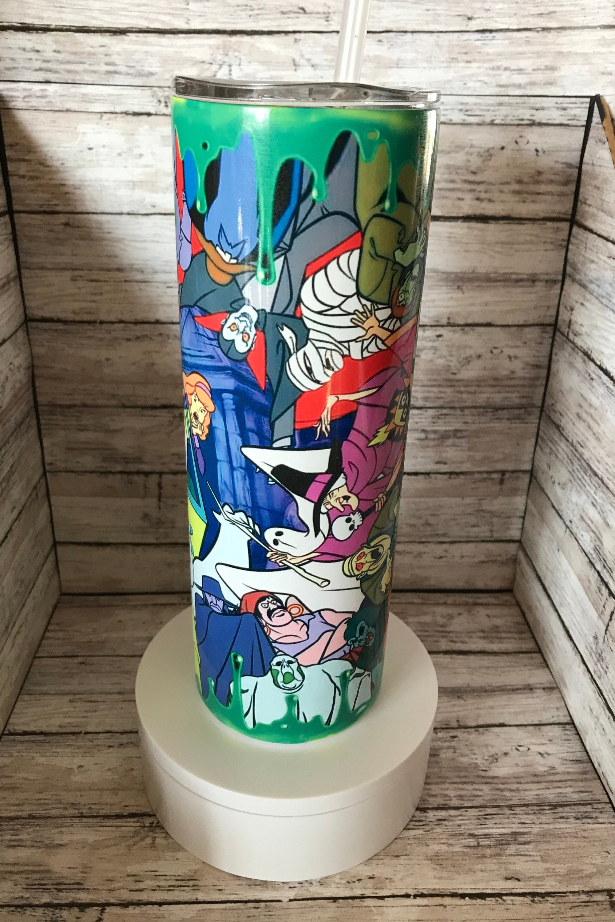20oz Scooby Doo Skinny Tumbler, Travel Cup, Tumbler - Etsy