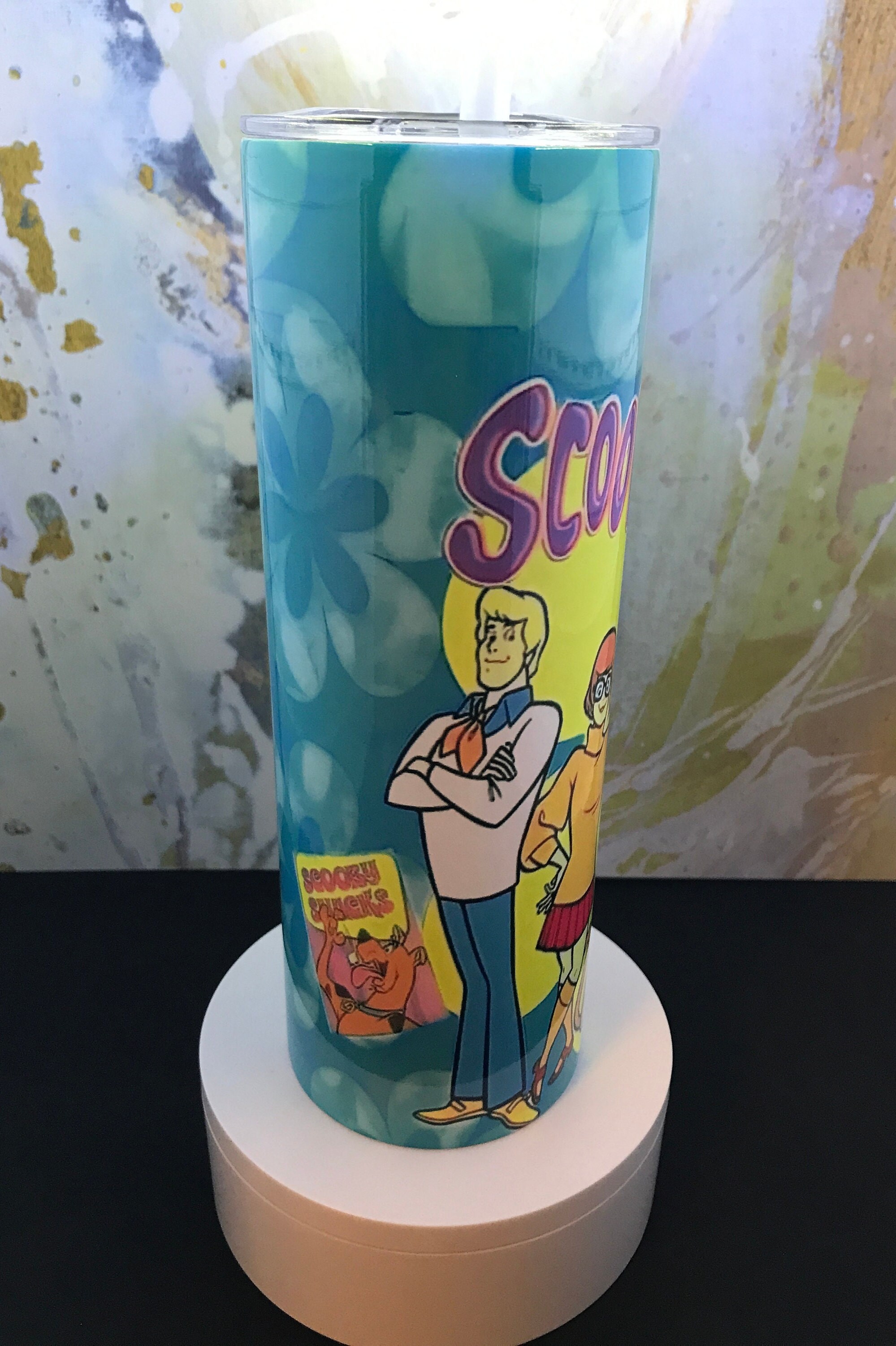 20oz Scooby Doo Skinny Tumbler, Travel Cup, Tumbler - Etsy